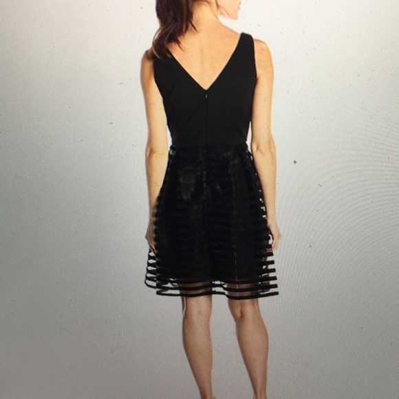SD Collection | Dresses | Nwt Sandra Darren Sleeveless Illusion Skirt ...
